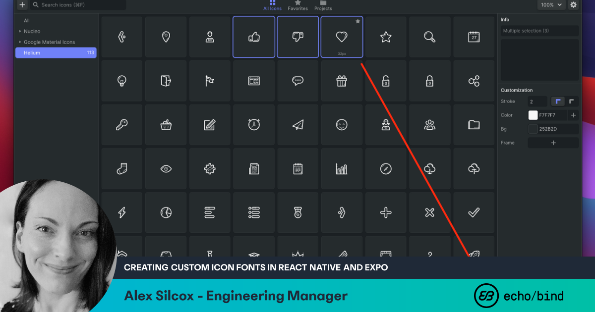 Creating Custom Icon Fonts in React Native and Expo | Echobind